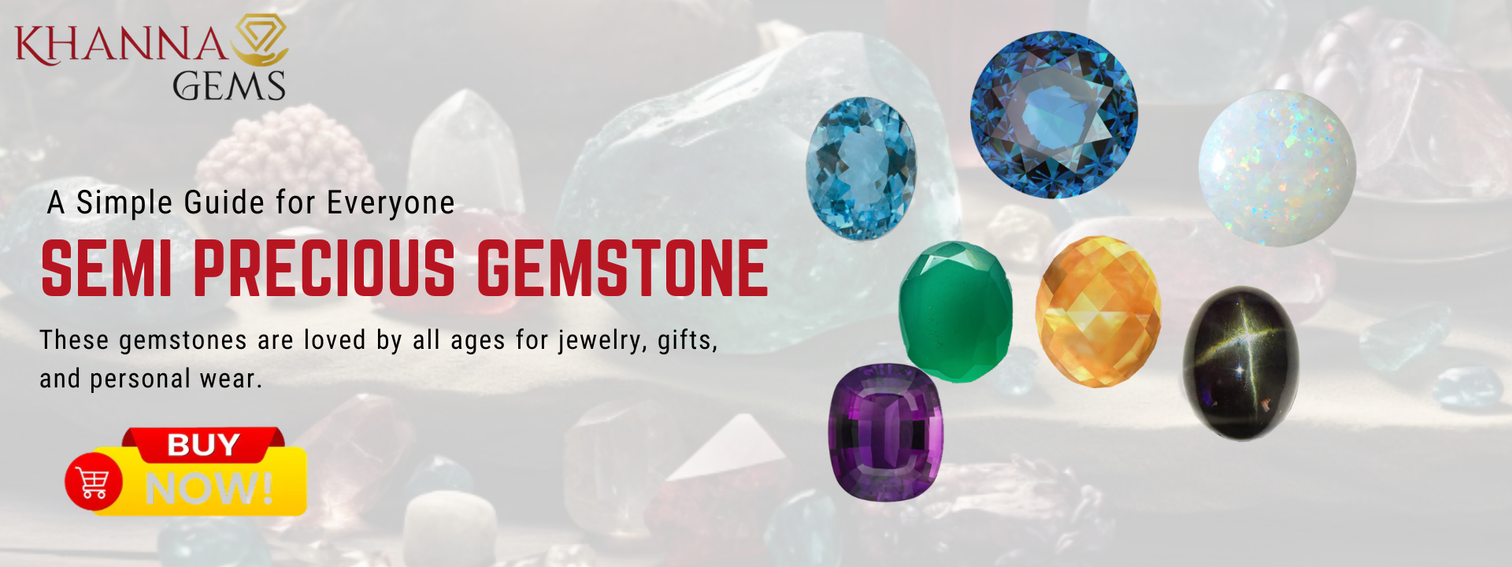 Semi Precious Gemstone Guide – Benefits, Types & Govt Lab Certified ...