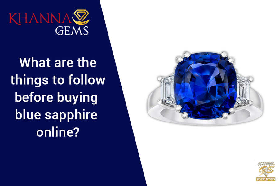 What are the things to follow before buying blue sapphire online ...