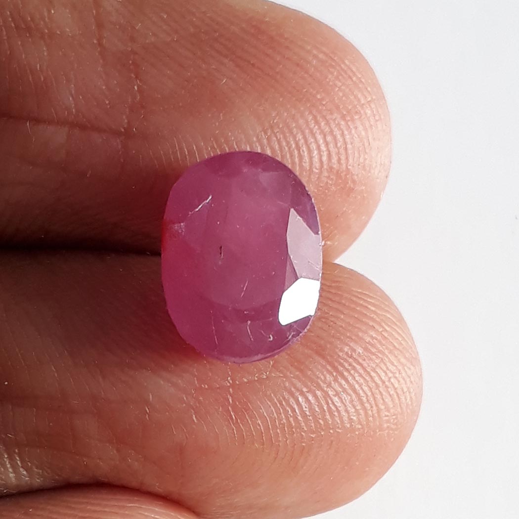 5.09 Ratti Natural New Burma Ruby with Govt Lab Certificate | Khanna Gems
