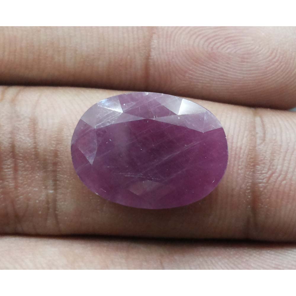 14.36 Ratti Natural Indian Ruby with Govt. Lab Certificate-(1221 ...