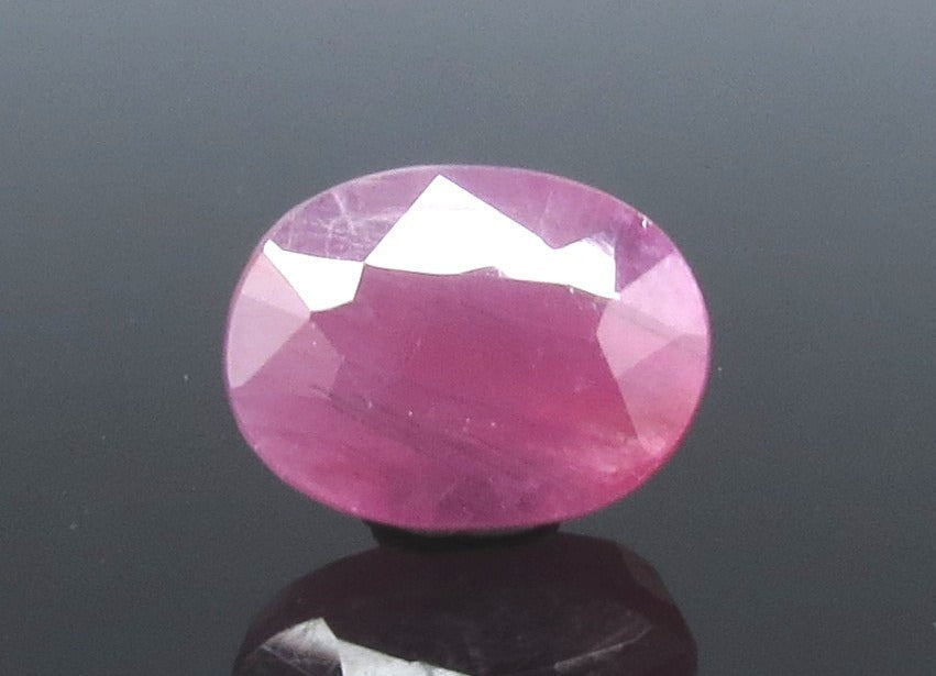4.95/CT Natural Ruby with Govt. Lab Certificate (4551) | Khanna Gems