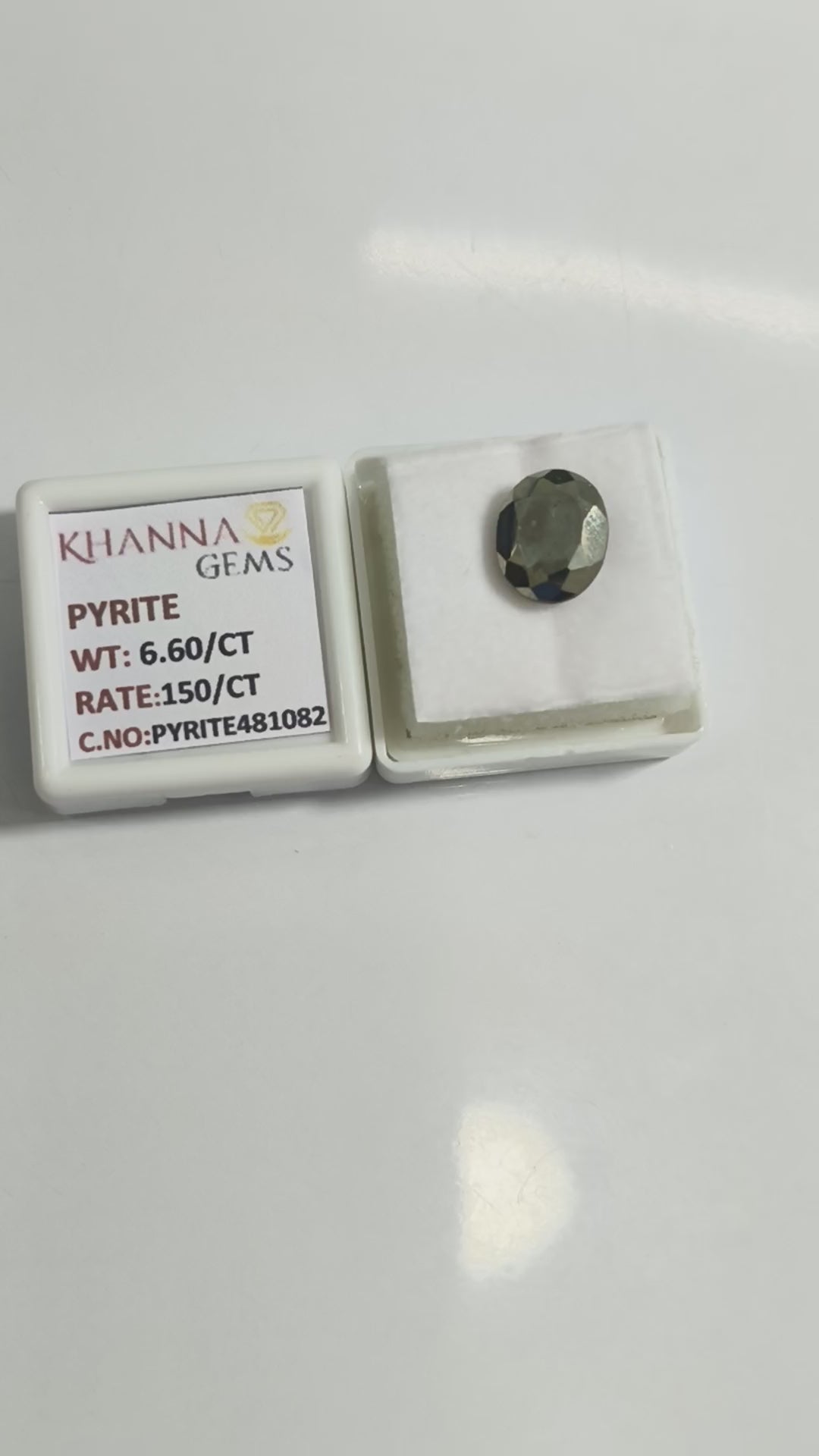 6.60/CT GOLDEN PYRITE (150) | Khanna Gems